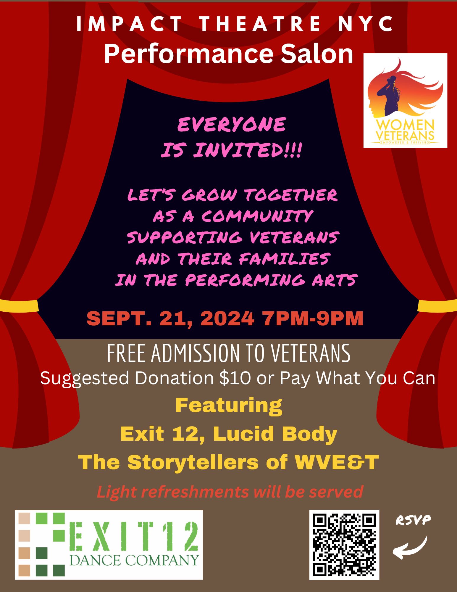 Veterans Performance Salon - Lucid Body | Acting classes and coaching ...