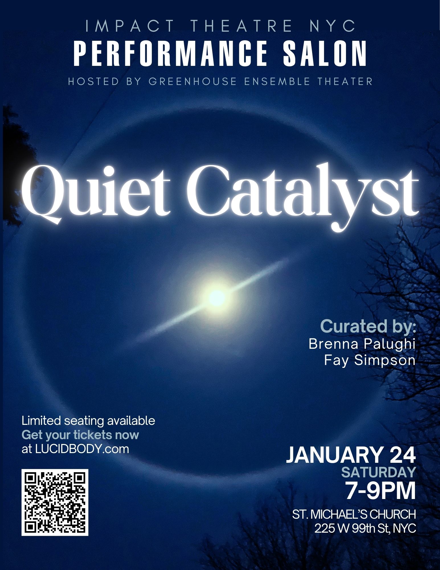 Performance Salon: Quiet Catalyst - Lucid Body | Acting classes and ...